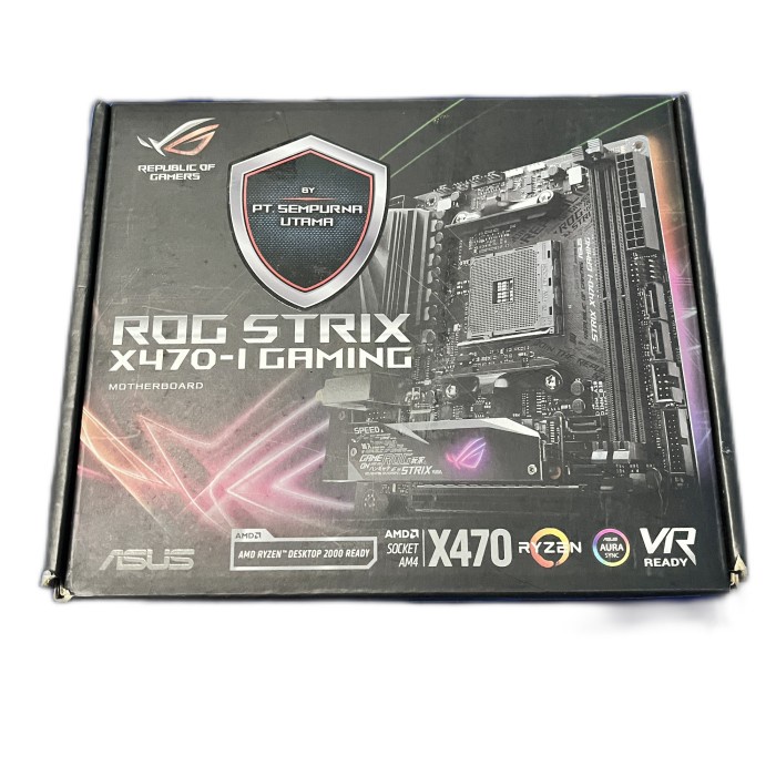 Jual Asus ROG STRIX X470-i Mini ITX Motherboard/Mobo Gaming AMD AM4 ...