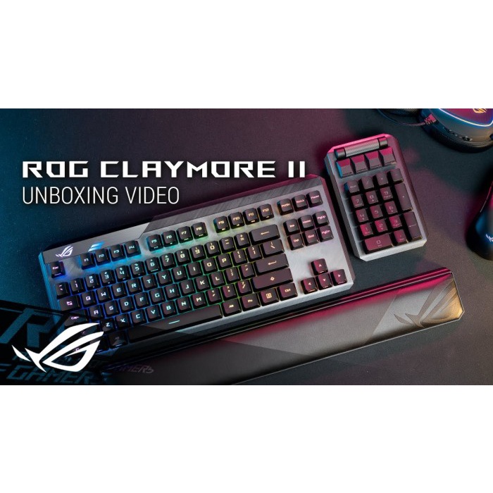 Jual ASUS ROG CLAYMORE II WIRELESS MECHANICAL GAMING KEYBOARD | Shopee ...