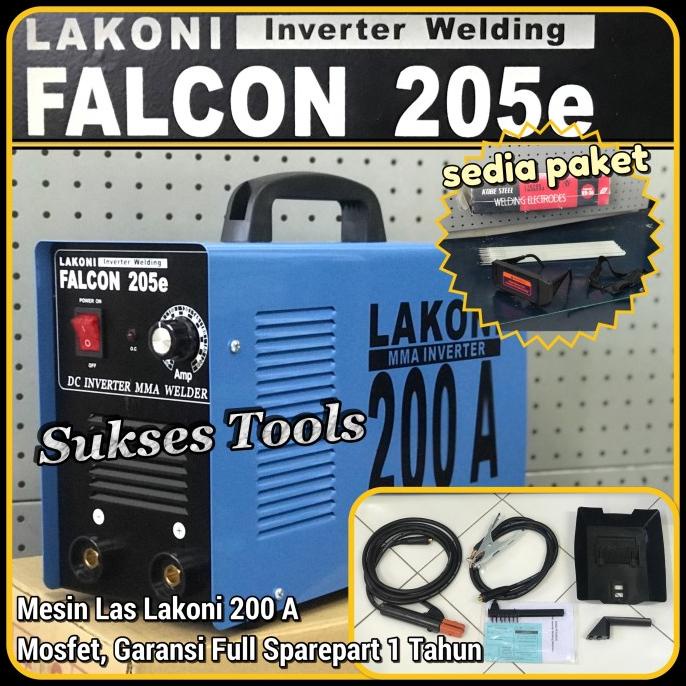 Jual Falcon 205 E 205E Mesin Las Lakoni 200 A Trafo Trafo Las Inverter | Shopee Indonesia