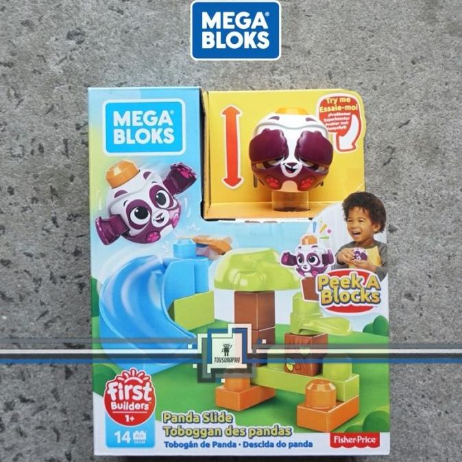 Jual Mega Bloks Peek a Blocks Panda Slide Duplo Fisher Price Blocks ...