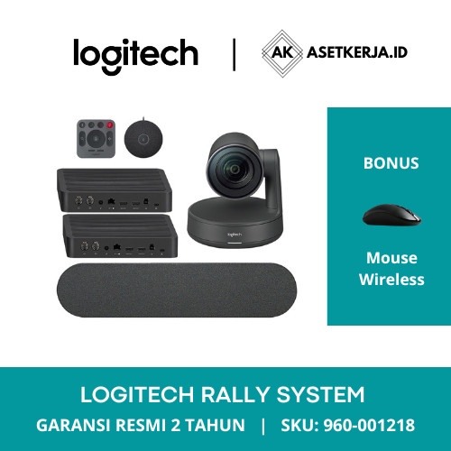 Jual Logitech Rally System Video Conference UHD 4K ORIGINAL & GARANSI ...