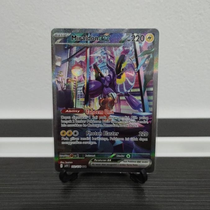 Jual Pokemon TCG Indonesia Miraidon ex SV1V 102/078 SAR | Shopee Indonesia