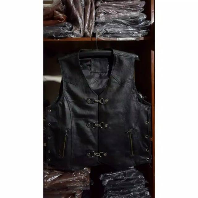 Jual Rompi Bikers Rompi Motor Rompi Kulit Asli Rompi Koboy Rompi Pria ...