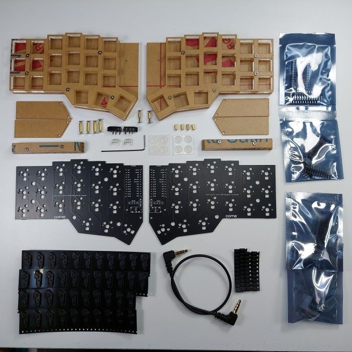 Jual Corne/CRKBD LP Split Keyboard Kit | Shopee Indonesia