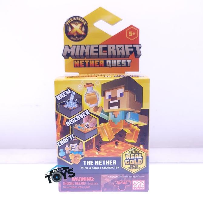 Jual TREASURE X Minecraft Nether Quest Mine and Craft Character Pack ...