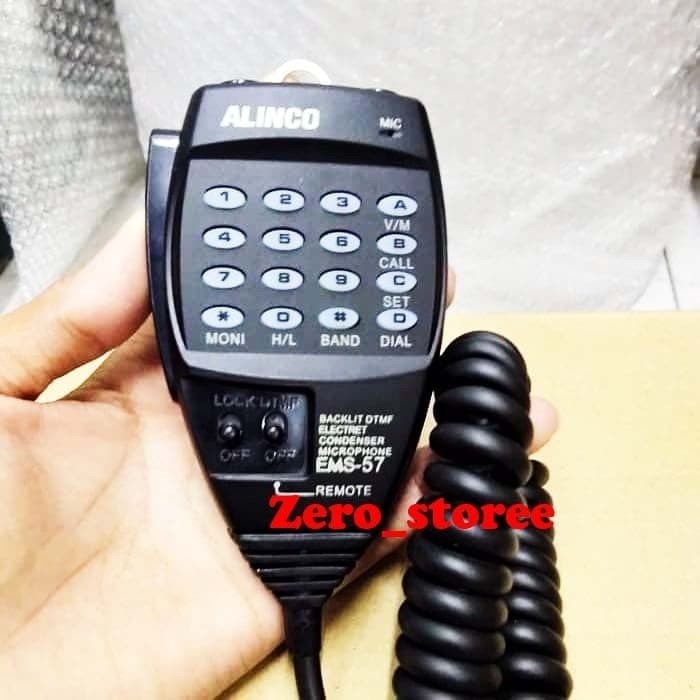 Jual HANDMIC ALINCO EMS-57 MIC RIG DR-135 HAND MIC ALINCO DR135 MIG EMS57 | Shopee Indonesia