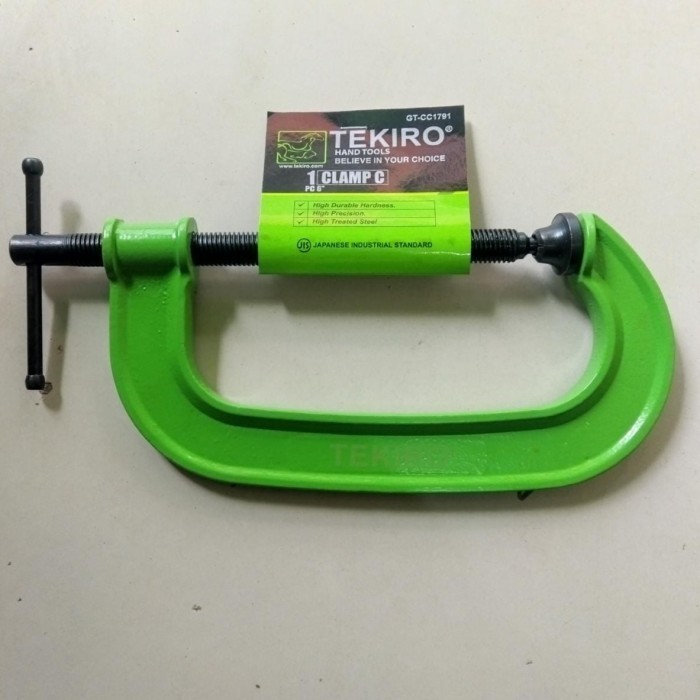 Jual Tekiro Klem C G 6" inchi / Catok Clamp Penjepit Meja C 6 inci ...