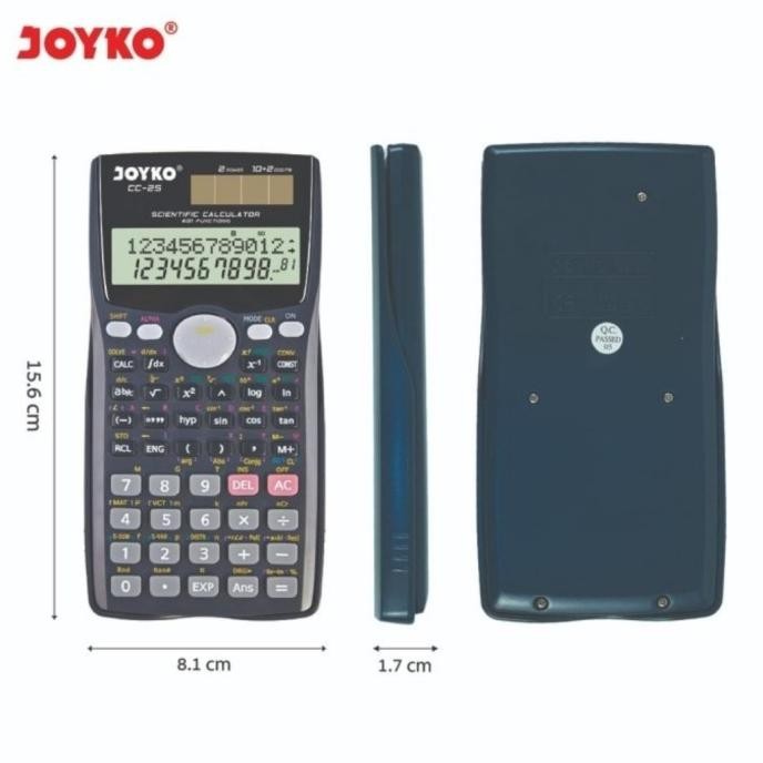 Jual Special Kalkulator Ilmiah JOYKO CC-25 - Scientific Calculator Mirip FX-991MS !! | Shopee ...