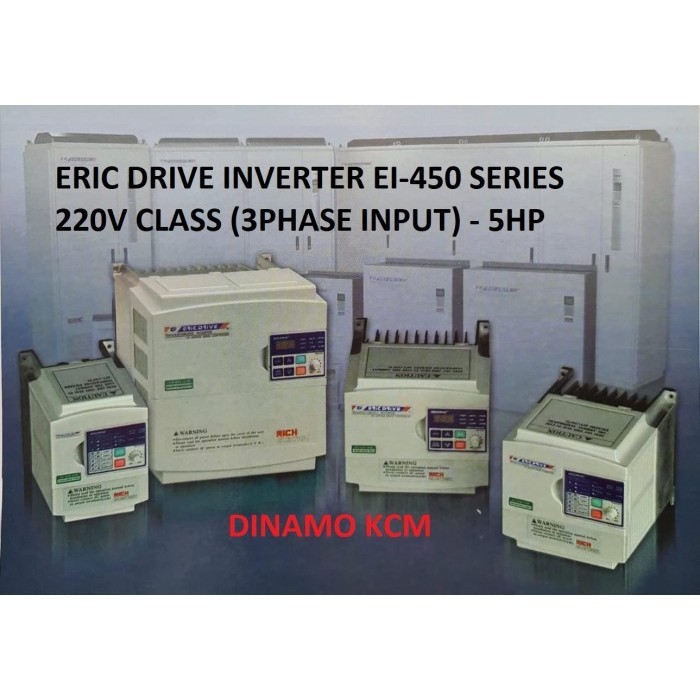 Jual Ready Inverter Eric Drive 5Hp 3Phase 220V Ei-450-05L 37Kw Economic ...
