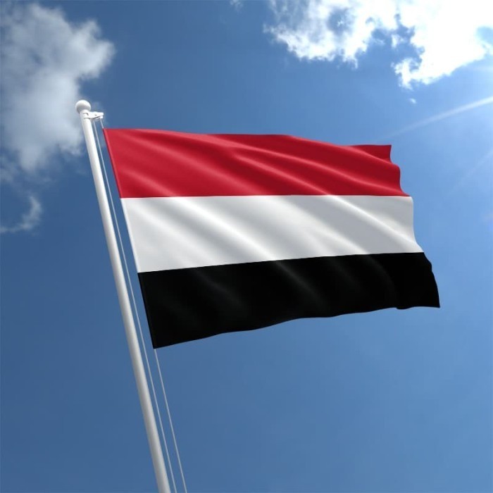 Jual [Baru] Bendera Yemen - Yaman Flag - Bendera Kapal Impor Polyester ...