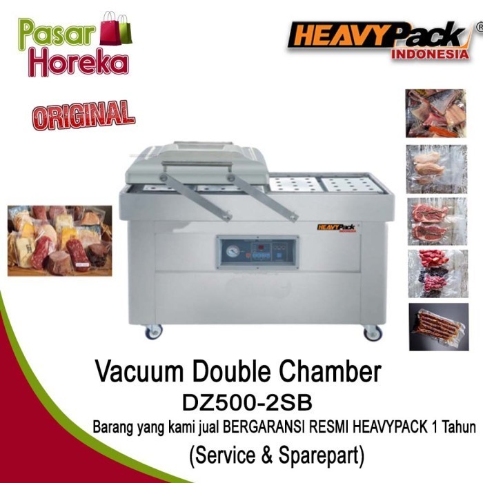 Jual [New] Mesin Vakum Kedap Udara / Double Chamber Dz500-2Sb ...