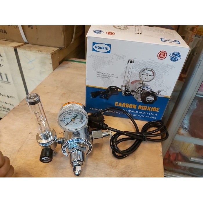 Jual [New Ori] Regulator Morris Co2 Heater Crf 220 V Co Original Morris ...