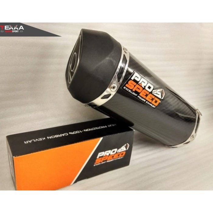 Jual [Original] Knalpot Prospeed Black Carbon Kawasaki Bajaj 200 Ns ...