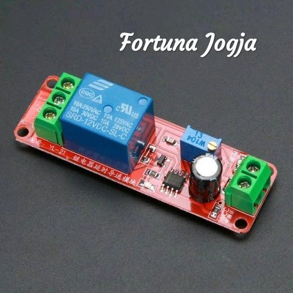Jual Modul DC 12V Pull Delay Timer NE555 Switch Relay Adjustable Module ...