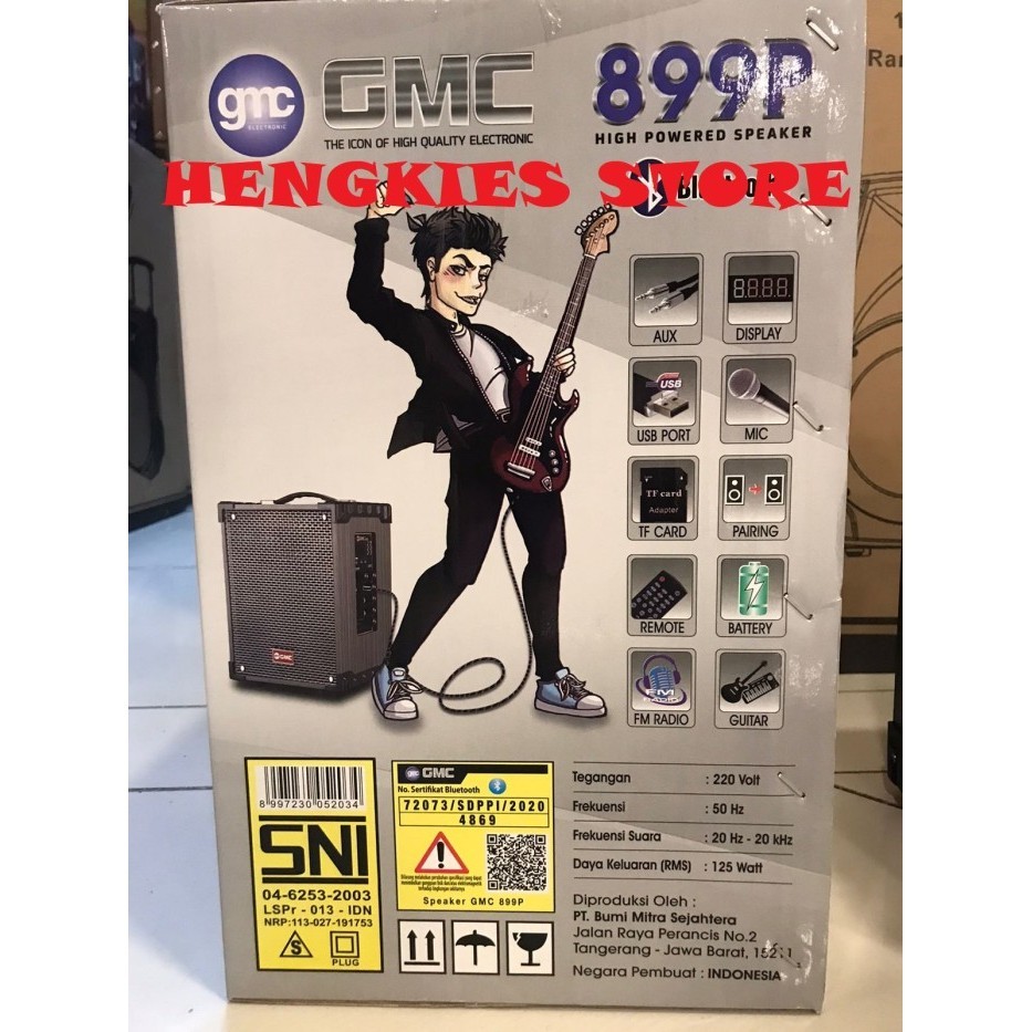 Jual Speaker Karaoke Portabel Gmc 899P | Shopee Indonesia