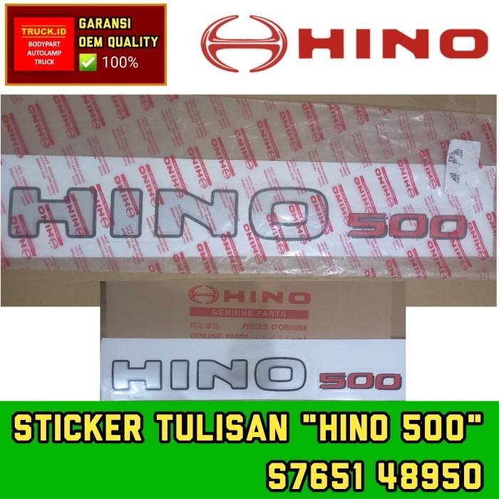 Jual Murah!! STICKER STIKER "HINO 500" HINO LOHAN 500 *quality | Shopee ...
