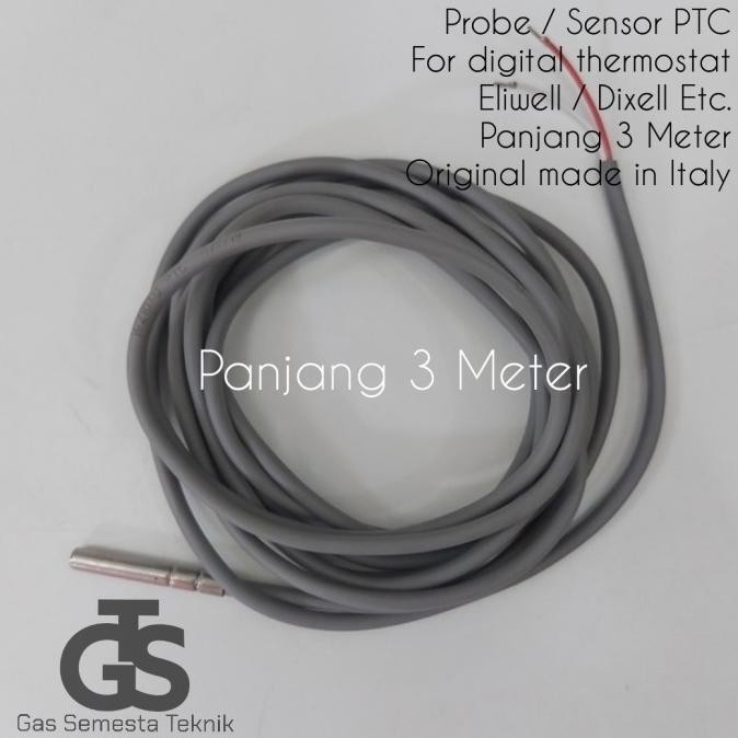 Jual Probe Sensor Ptc Digital Thermostat Eliwell Dixell Panjang 3Meter ...