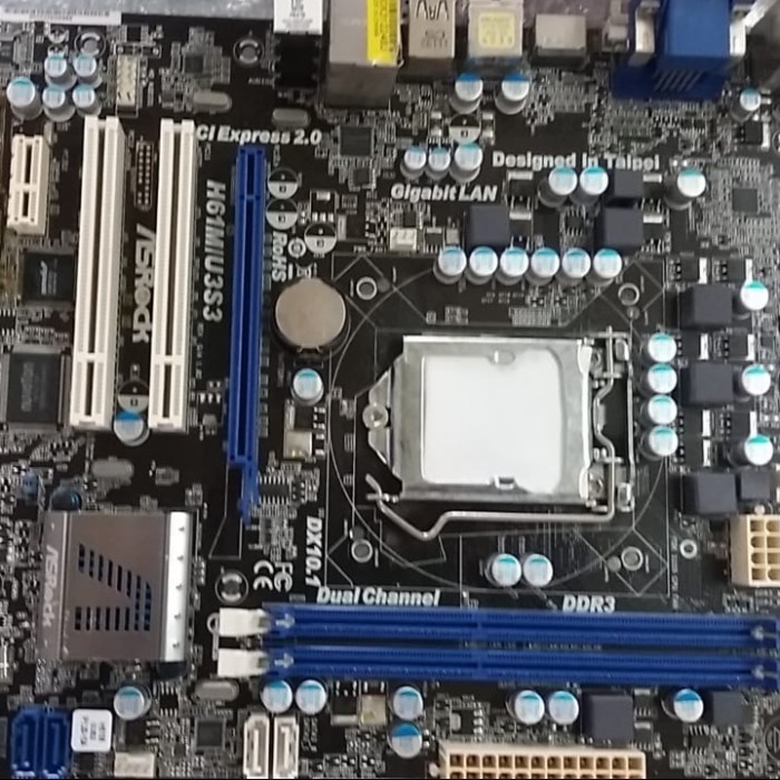Jual MOTHERBOARD ASROCK 1155 H61M/U3S3 ( MOBO H61 GEN3 ) | Shopee Indonesia
