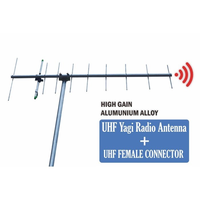 Jual [New] Yagi Uhf 10 Element Jarak Jauh Ht Rig Uhf Pengarah Antena High Gain Terbaru | Shopee ...