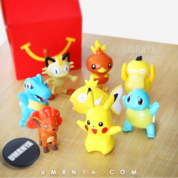 Jual [Ori] Happy Meal Mcd Mcdonalds Pokemon Asia Limited Toys Terrarium Pikachu Berkualitas ...