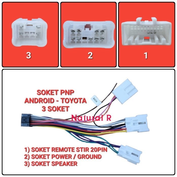 Jual hm02 SOKET PLUG AND PLAY HEADUNIT ANDROID DENGAN MOBIL TOYOTA DAN ...