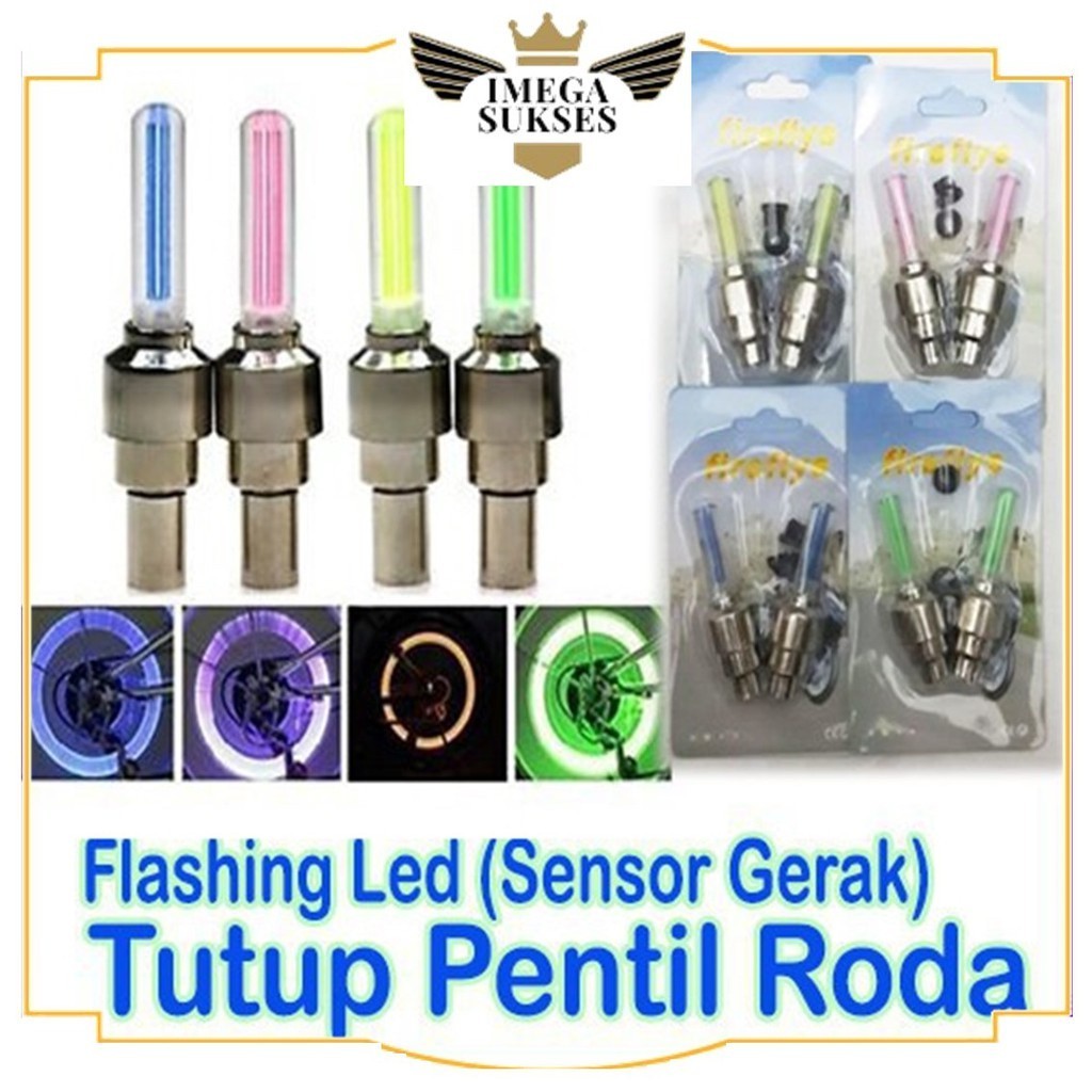 Jual PHG - Pentil Led 2 pcs Lampu Roda Ban Mobil Sepeda Dan Motor ...