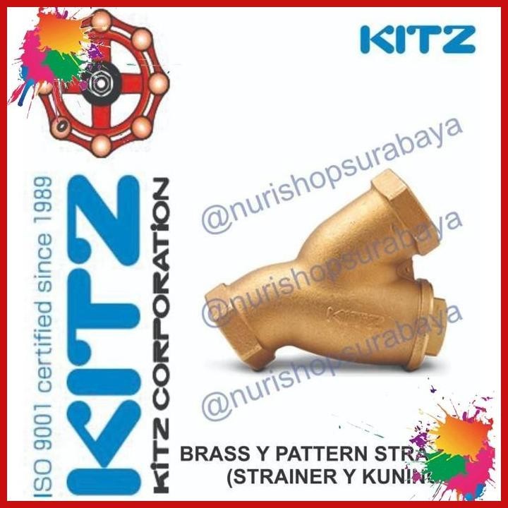 Jual strainer y kuningan / y pattern strainer kuningan kitz 2" 2inch 2 in [nur] | Shopee Indonesia