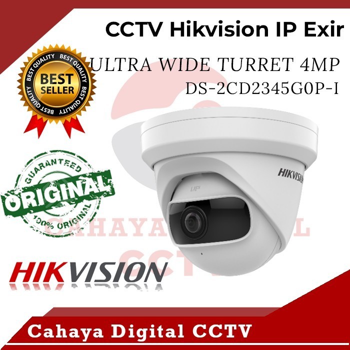 Jual Jual!! Kamera CCTV Ultra Wide Angle EXIR Turret 4MP DS-2CD2345G0P ...