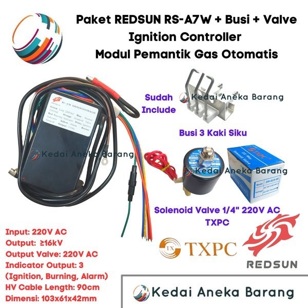 Jual Pemantik Gas Otomatis Ignition Igniter Control Controller Flame ...
