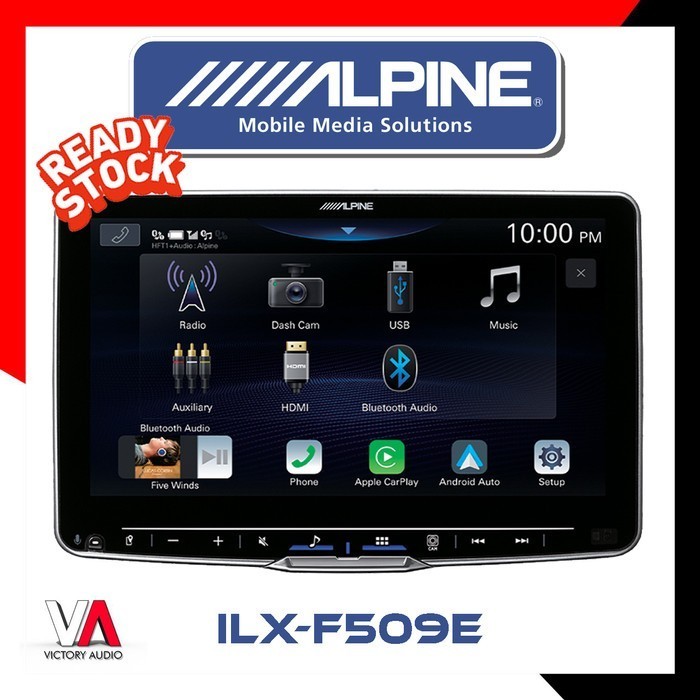 Jual Ori Head Unit 9 Inch Alpine Ilx-F509E Hi-Res Audio Headunit Alpine ...