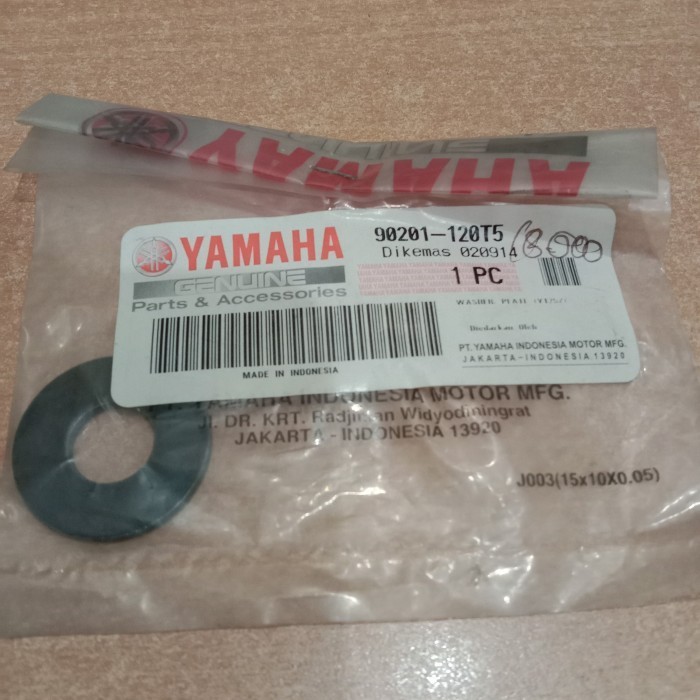 Jual ORI 90201-120T5 WASHER PLATE JUPITER Z ( YAMAHA JP GROUP ...