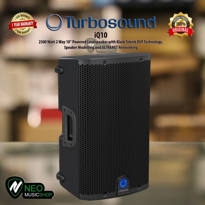 Jual PROMO TURBOSOUND IQ10 2500 WATT 2 WAY 10" POWERED LOUDSPEAKER WITH ...