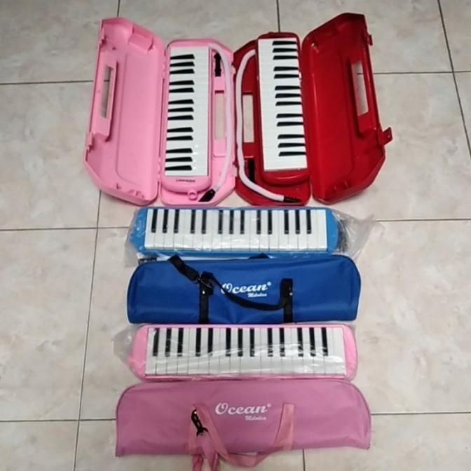 Jual Pianika Alat Musik Tiup Pianika Biru Pink Box Pink Box Merah Box ...