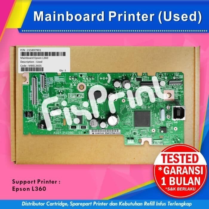 Jual Mainboard Printer Epson L360 Original Board L-360 Motherboard L360 ...