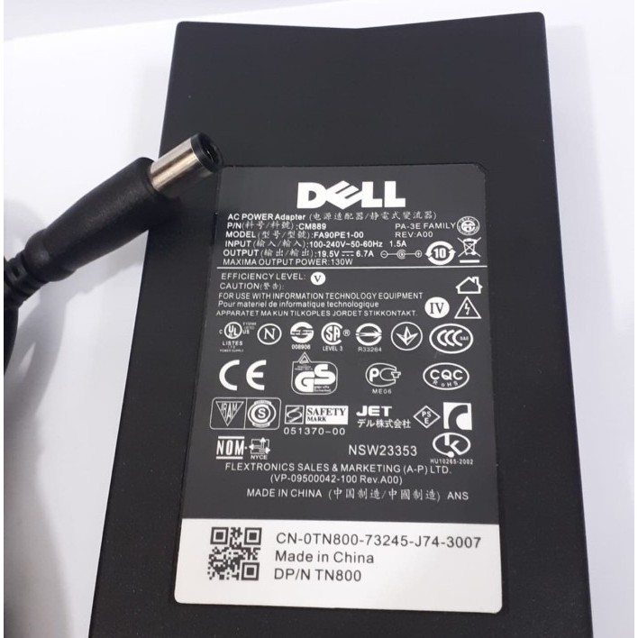 Jual Adaptor Charger For Dell Precision M20 M60 M70 M90 M2400 M4400 ...