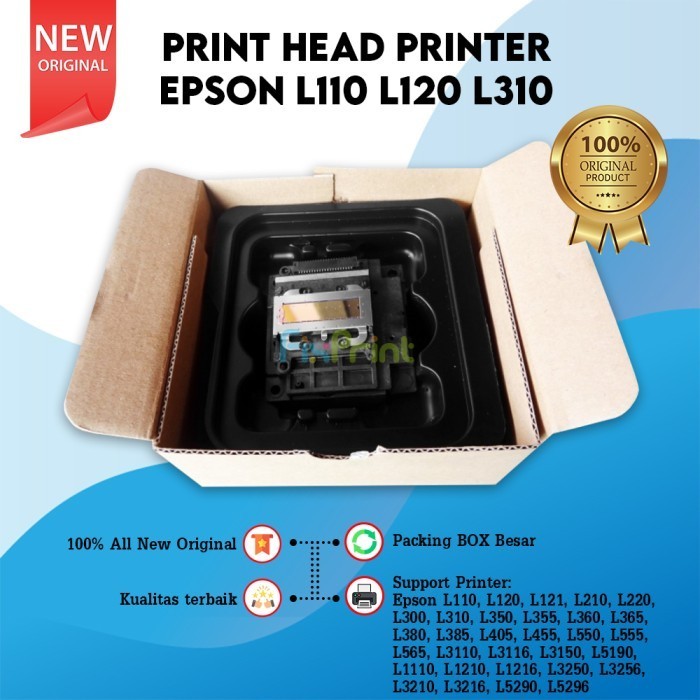 Jual Print Head Epson L110 L210 L120 L220 L310 L1110 L3110 New Best ...