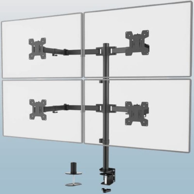 Jual Braket Bracket Breket Monitor 13 - 27 Inch LCD Monitor 4 Monitor ...