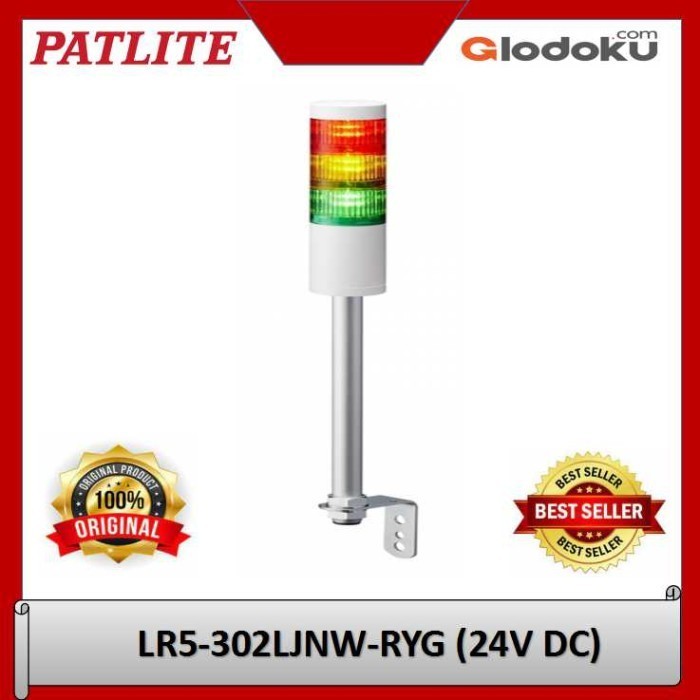 Jual PATLITE SIGNAL TOWER LR5-302LJNW-RYG (24 VDC) | Shopee Indonesia