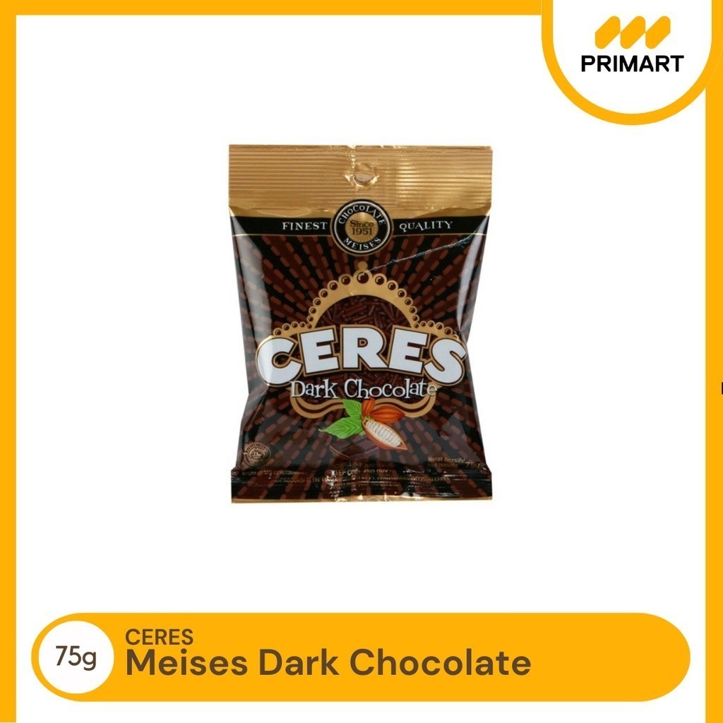 Jual Ceres Hagelslag Dark Cokelat Meises 75 gram | Shopee Indonesia