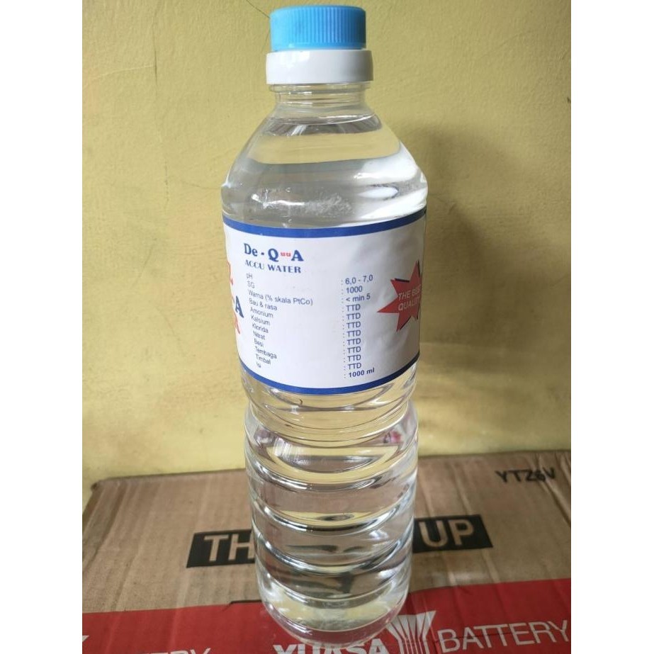 Jual New Air Aki / Accu 1 Liter Botol Biru Murni Formula Gratis Ongkir ...