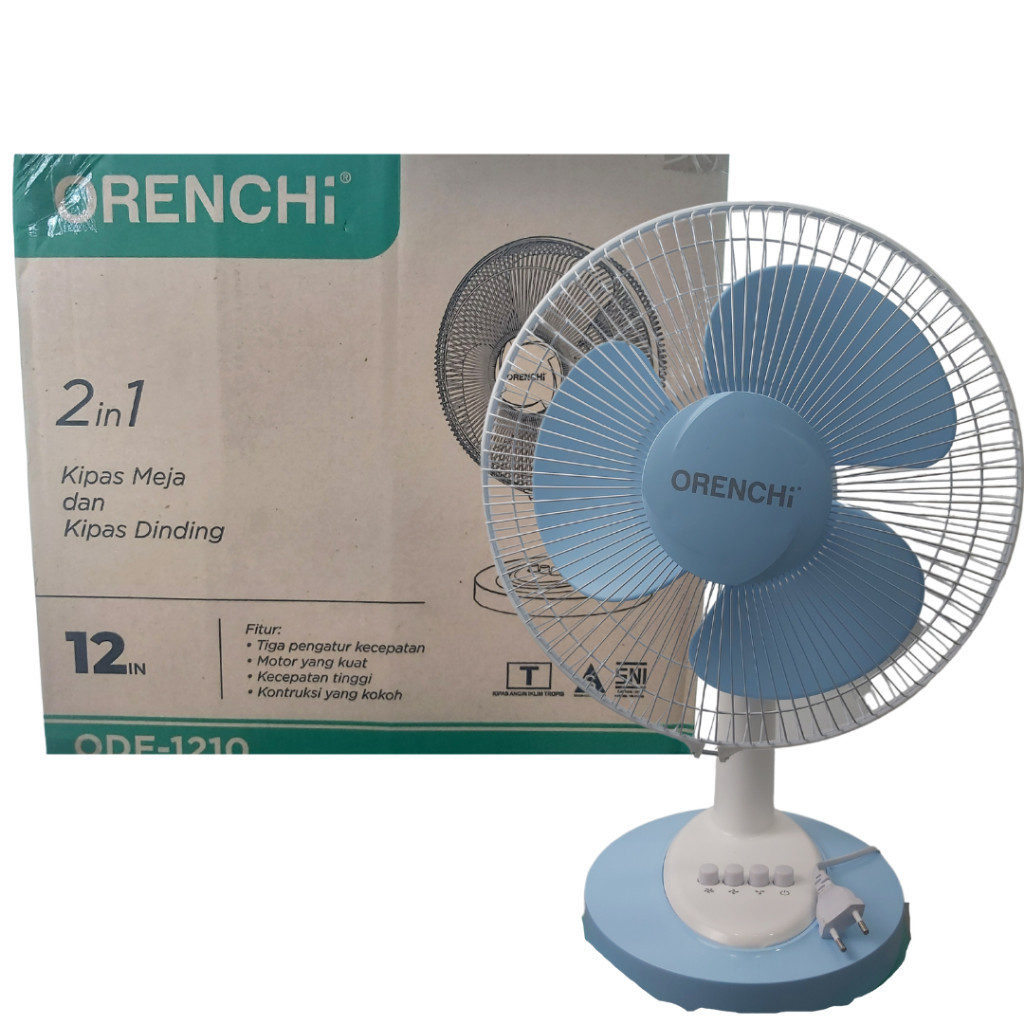 Jual Desk Fan Orenchi 12" Kipas Duduk 2in1 Kipas Angin Meja Orenchi 12 ...