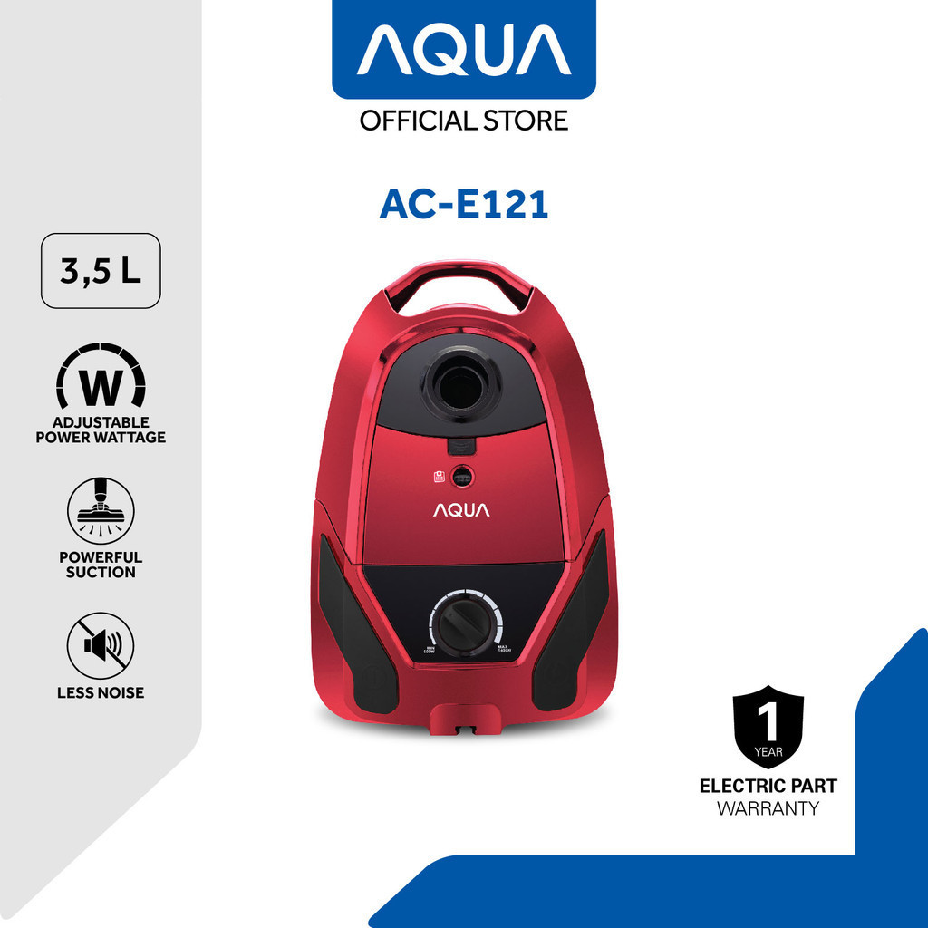 Jual AQUA Elektronik AC-E121 Vacuum Cleaner 3.5Liter | Shopee Indonesia