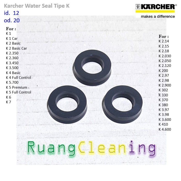 Jual Karcher Water Seal for K Series K1 K2 K3 K4 K5 Spare Part Grooved Ring | Shopee Indonesia