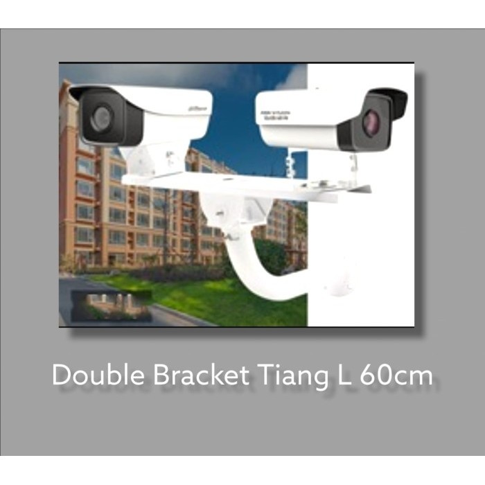 Jual Tiang Bracket Double Untuk Cctv Panjang 60 Cm / Tiang Bracket Cctv ...