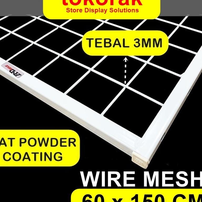 Jual WIRE GRID MESH 60 X 150 CM - KAWAT JARING KOTAK - RAM DINDING ...