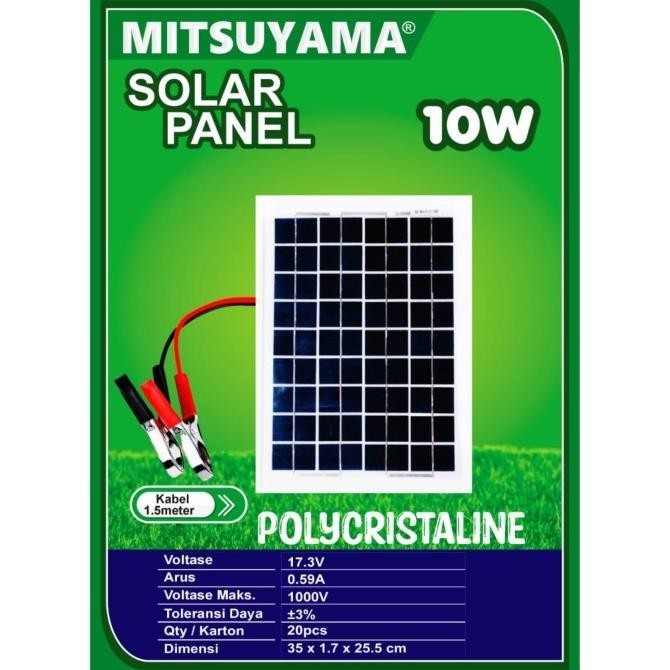 Jual Solar Panel Solar Cell Panel Surya Gh 10Wp Monocrystalline 10 Wp Mono | Shopee Indonesia