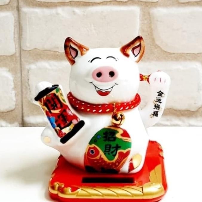 Jual Sale Now Babi Solar Keramik Kado Imlek Soevenir Tahun Baru Imlek ...