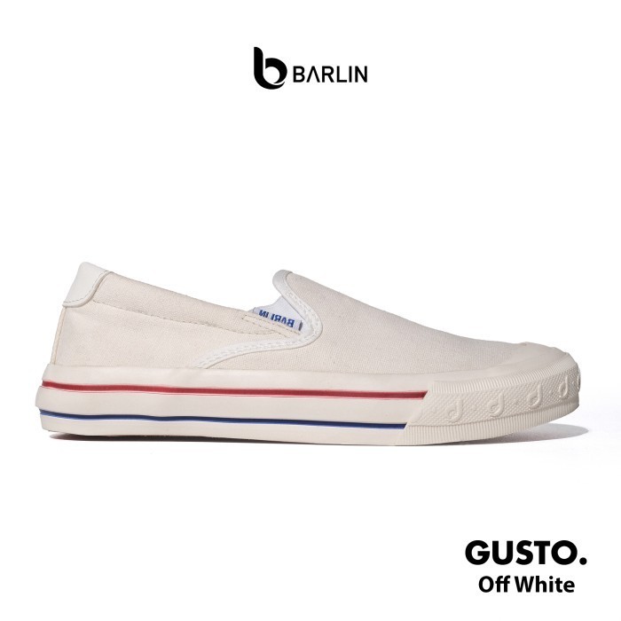 Jual Barlin - Slip On Off White Gusto - Sepatu Sneakers PriaWanita ...
