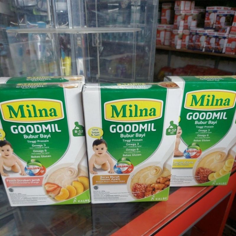 Jual MILNA BUBIR BAYI GOODMIL 120GR(8-12bln) | Shopee Indonesia