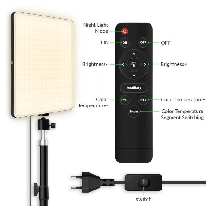 Jual Lampu LED Live Streaming Video Fill Light / Makeup 11 Inch - MM ...